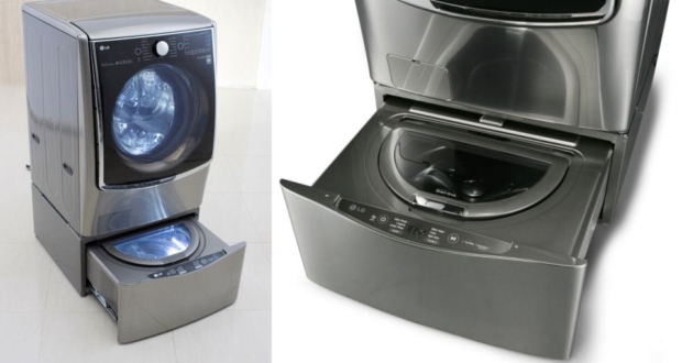 CES 2015: LG Twin Wash system cleans two loads of laundry at once ...