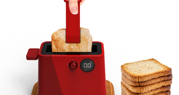 Red hot classic toaster got smarter with upgraded lineaments - HomeCrux