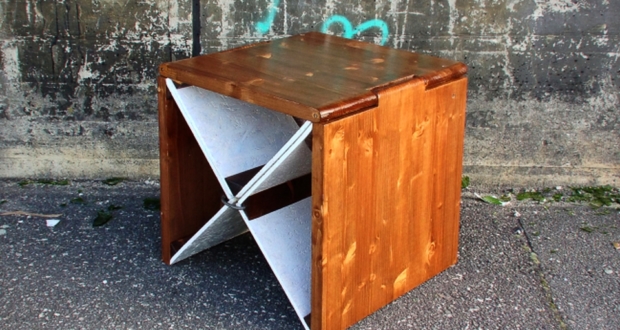 Lie Chair Re-Configures into Multi-Functional Furniture Units