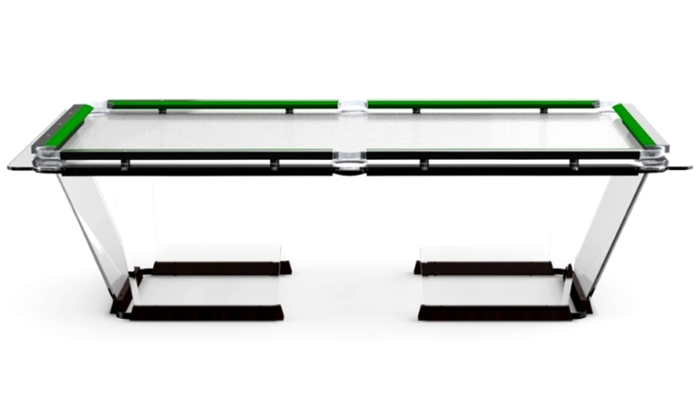 Take billboard game to next level with Lo Scuro Crystal pool table ...