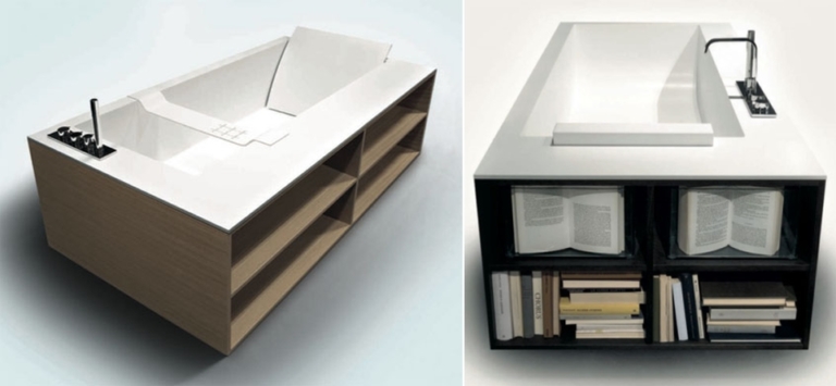 Bathtubs with Built-In Storage to Get Most Out of Your Bathroom