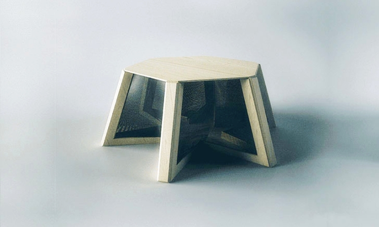 MIT’s Self-Assembling Tranformable Table by Wood-Skin