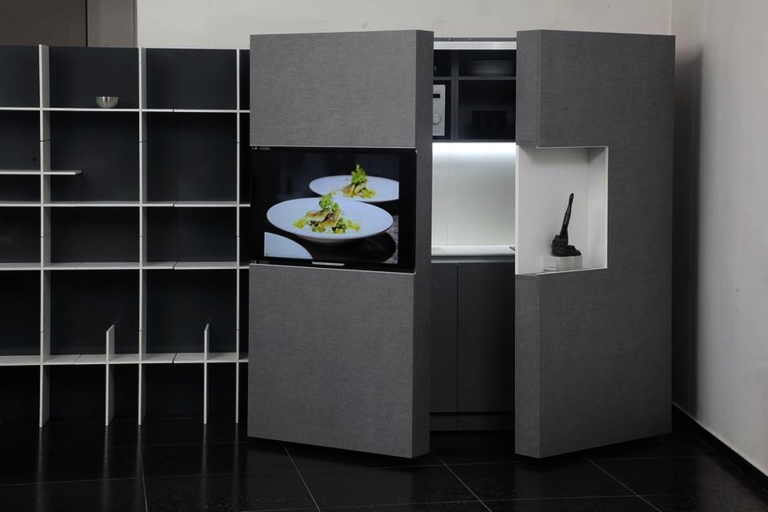 PIA pop-up kitchen is perfect solution for small living spaces - Homecrux
