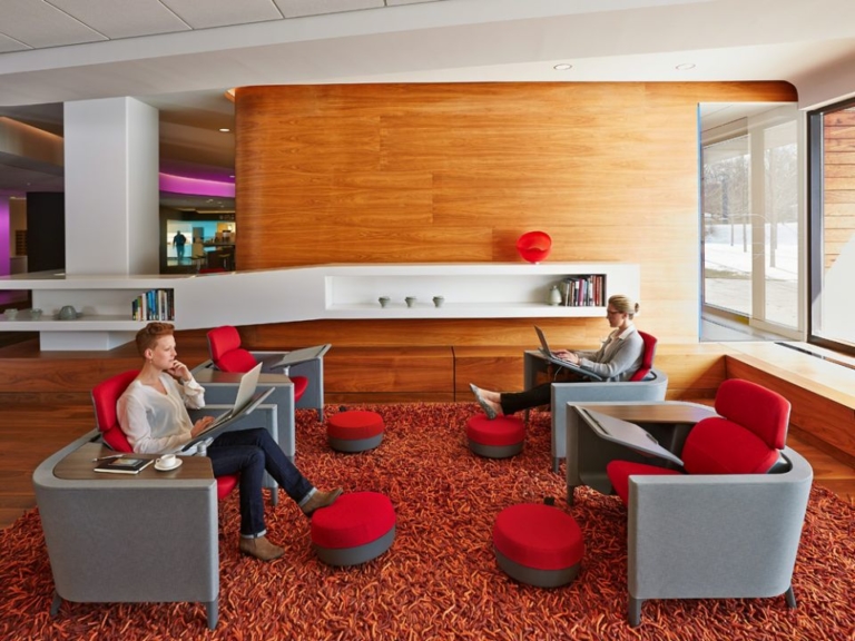 Brody office pod by Steelcase provides stress-free workspace