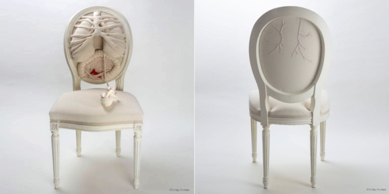 Anatomy Chair Creatively Adds Anthropomorphic Touch to Modern Interior