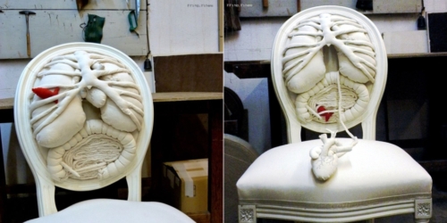 Anatomy Chair Creatively Adds Anthropomorphic Touch to Modern Interior