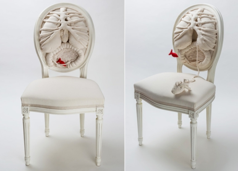 Anatomy Chair Creatively Adds Anthropomorphic Touch to Modern Interior