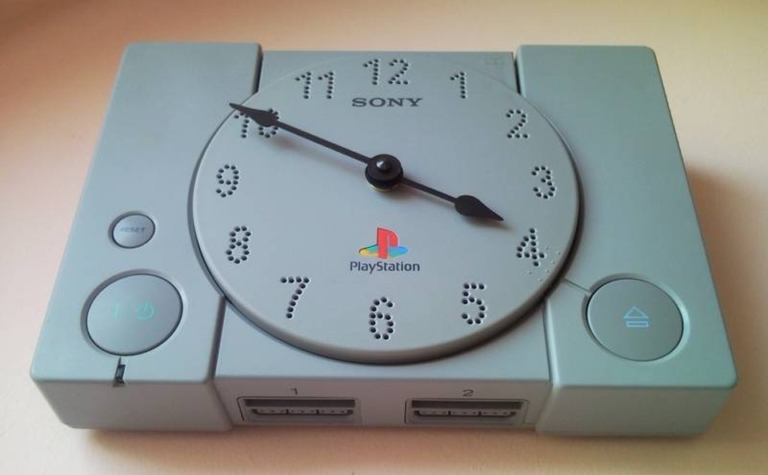First Generation PlayStation Turned into Wall Clock