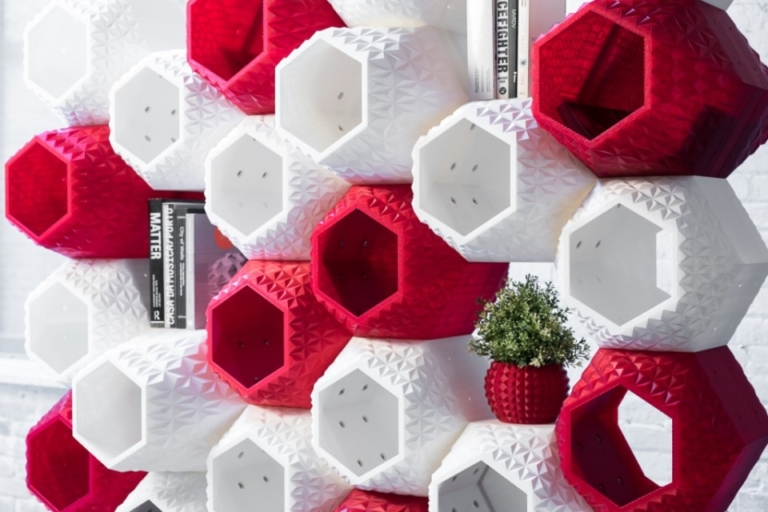 SuperMod 3D printed modular wall system for organized living - Homecrux