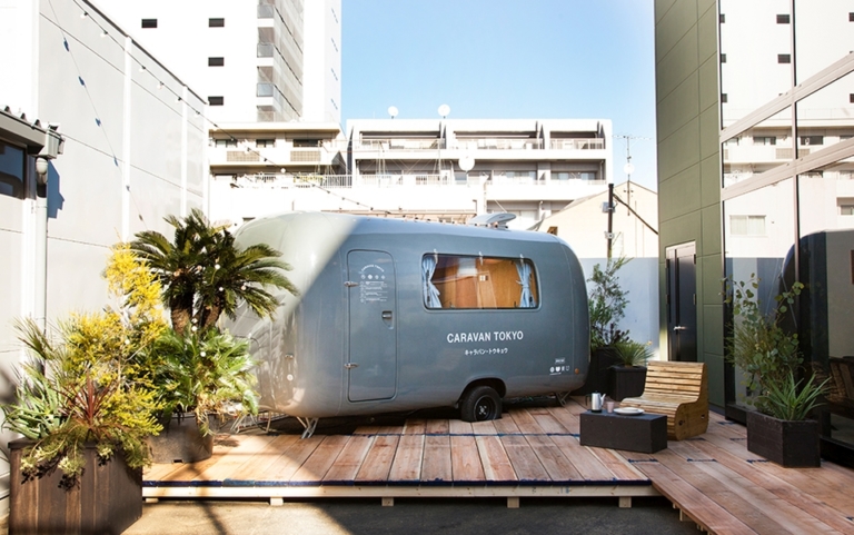 Anagrama Design Studio Turns Caravan into a Stylish Accommodation