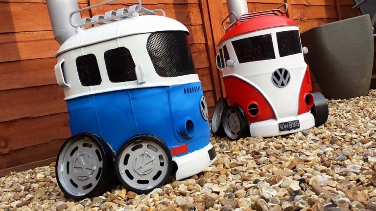 Volkswagen Log Burner Stoves by Creation Fabrication