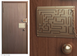 Solve puzzling Defendius labyrinth to open door chain lock - Homecrux