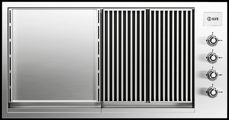 ILVE Professional Outdoor Barbecue with streamlined aesthetics - Homecrux