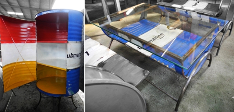 12 Ways to Recycle Oil Barrels into Winsome Furniture (In Pictures)