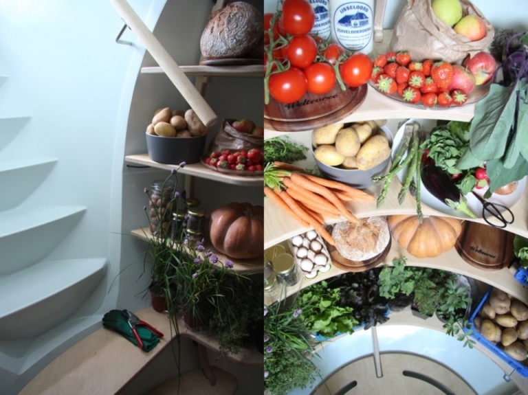 Groundfridge is a modern version of root cellar for a self-sufficient ...