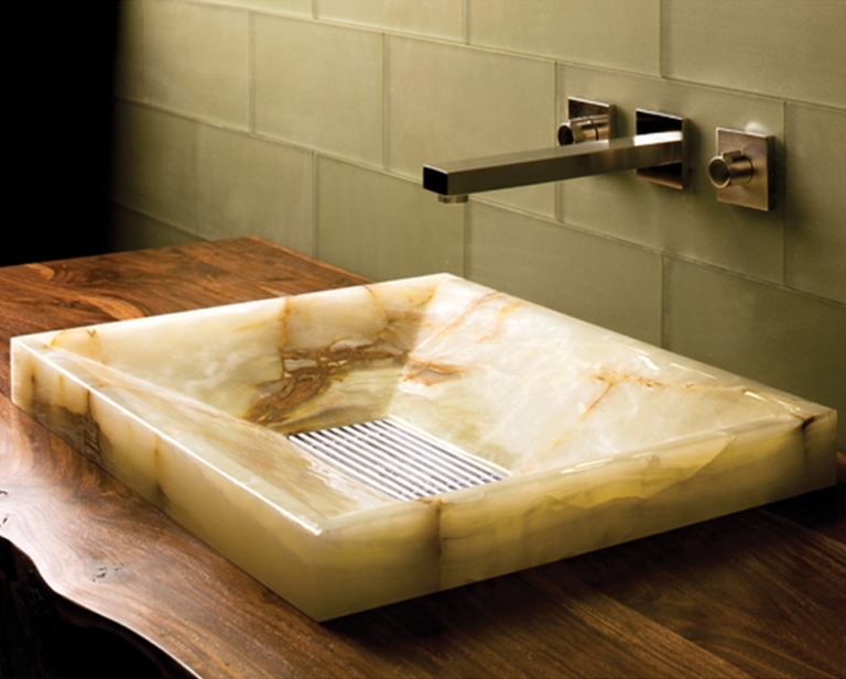 Illumine your bathroom with Stone Forest's award-winning SYNC sinks