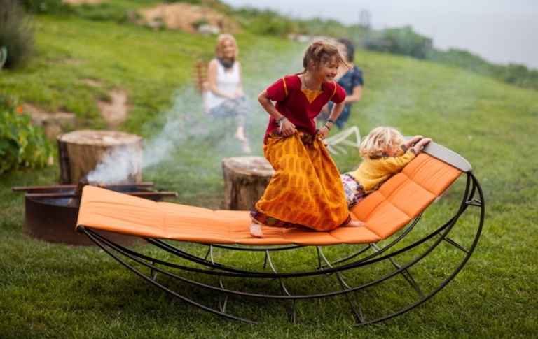 Volo Garden Rocker Lounger Adds Relaxing Touch to any Outdoor Space