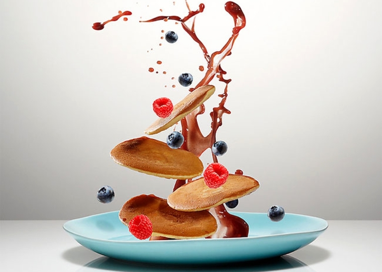 Piotr Gregorczyk captures mouth-watering flying food in midair - Homecrux