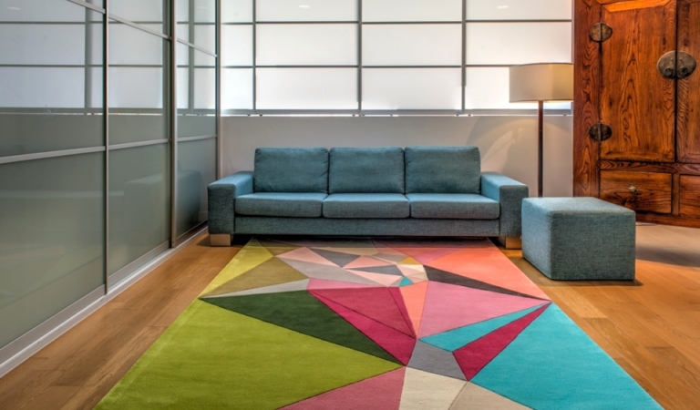 Korgamy Collection: Triangular & Geometric Rugs by Karim Rashid