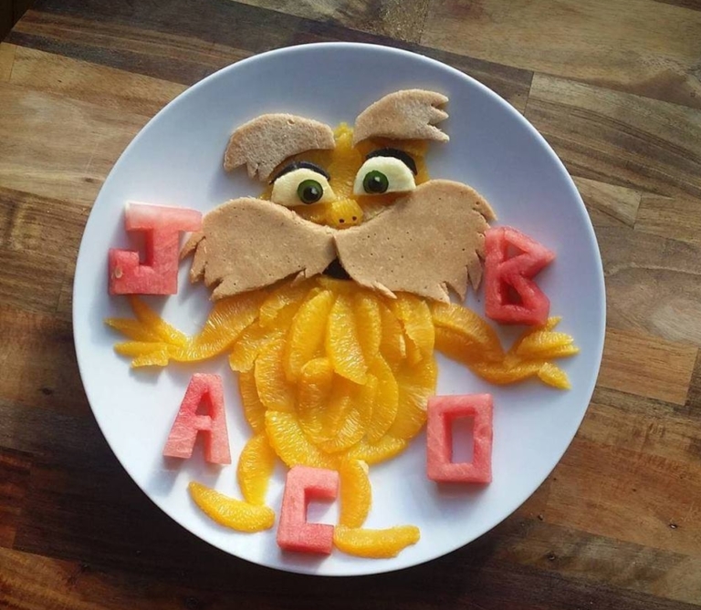 Food Art of famous cartoon characters by Aussie Mum to let her son eat ...