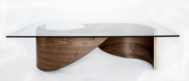 The Wave coffee table brings nature indoors