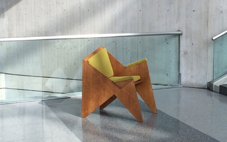 Reader’s Armchair Designed for Bookworms with Peculiar Sitting Posture