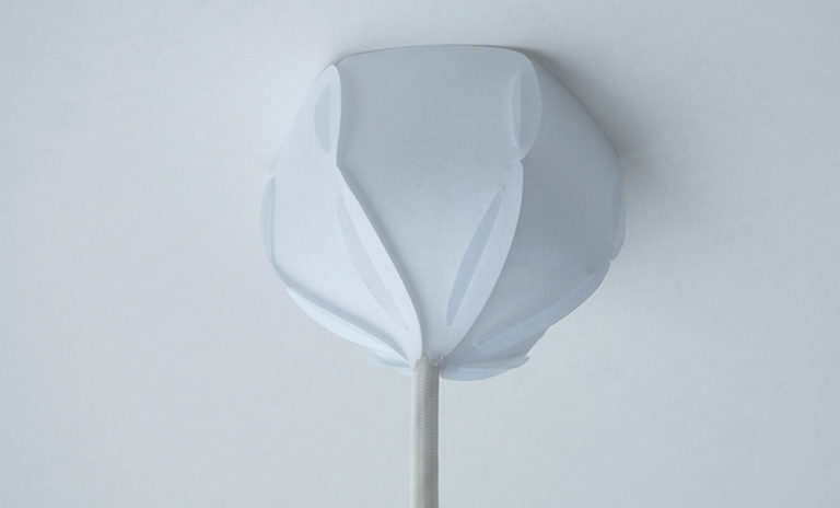Airy Lamps by 24° Studio are cloud-like origami art pieces - Homecrux