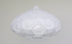 Airy Lamps by 24° Studio are cloud-like origami art pieces - HomeCrux