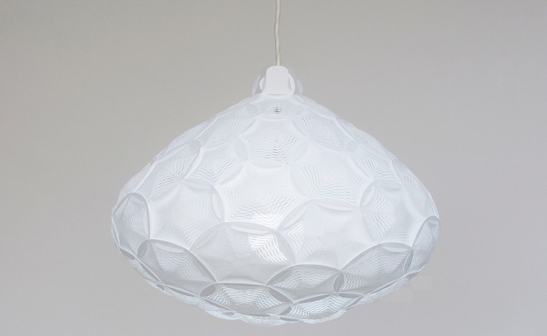 Airy Lamps by 24° Studio are cloud-like origami art pieces - Homecrux