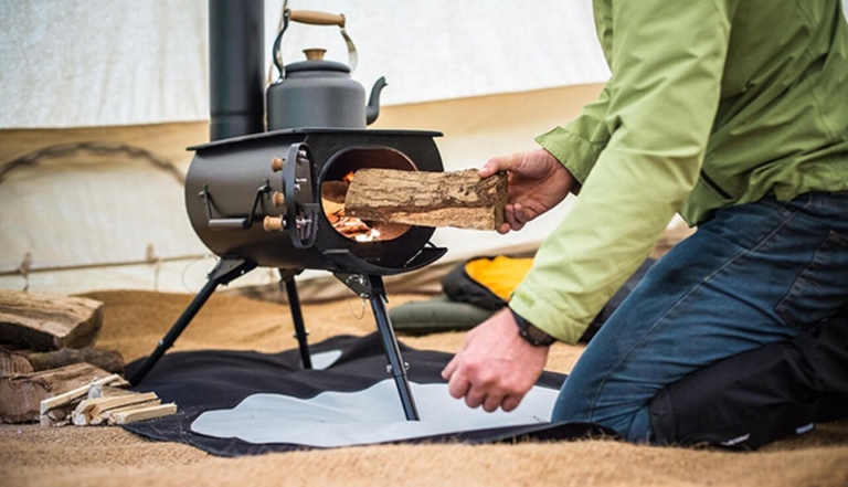 Frontier Plus woodburning stove keeps you warm on-the-go - Homecrux