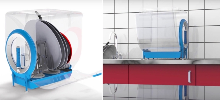 Hand-powered Circo dishwasher cleans dishes in mere one minute - Homecrux