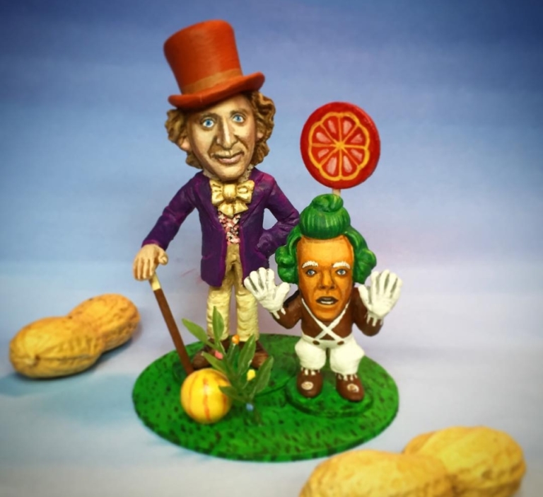 Steve Casino food art turns peanuts into famous characters