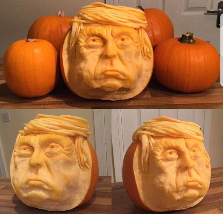 20 Donald Trumpkins to Scare off Trick-or-Treaters This Halloween