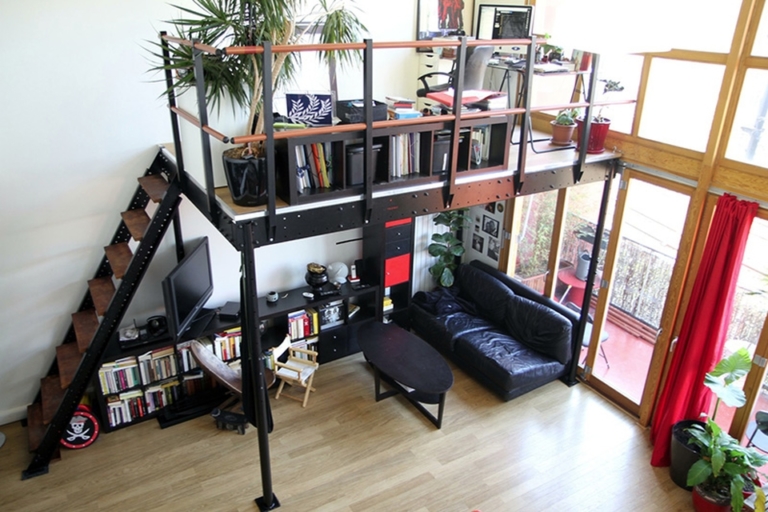 Adjustable Mezzanine by Tecrostar Adds Additional Space to Small Apartments