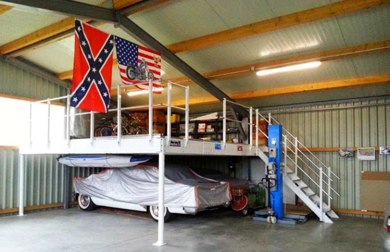 Adjustable Mezzanine by Tecrostar Adds Additional Space to Small Apartments