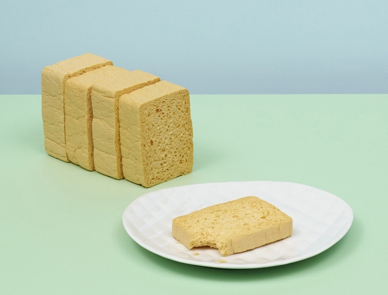 Mundane items modified into amusing inedible food art