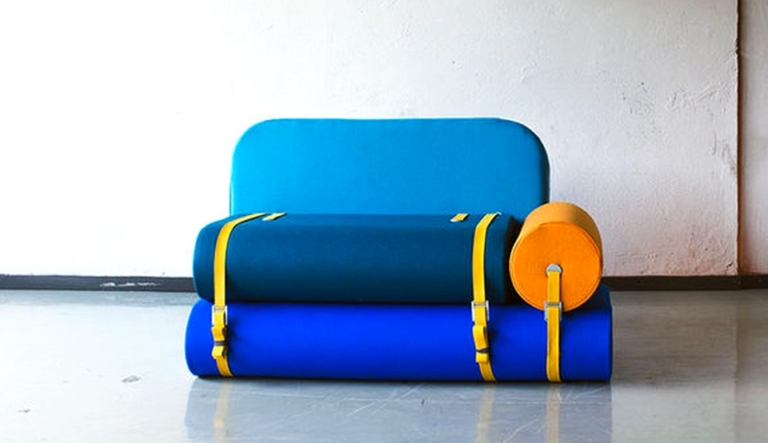 Colorful Foam Blocks Morph into Different Furniture Configurations