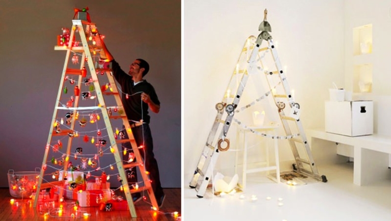 5 DIY Non-Traditional But Equally Festive Christmas Trees