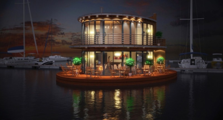 Nautilus Houseboat offers modern lifestyle and luxury living on water