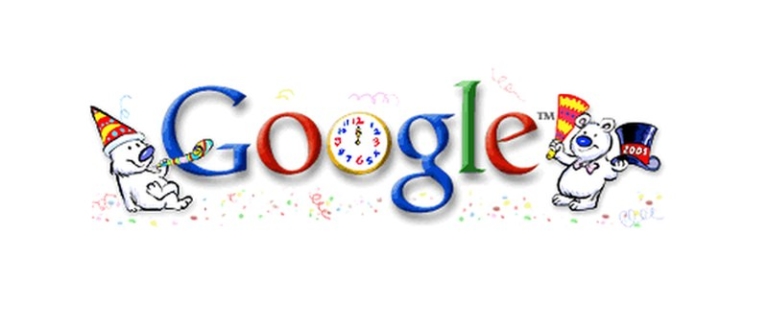 22 Years of New Year's Day Google Doodles