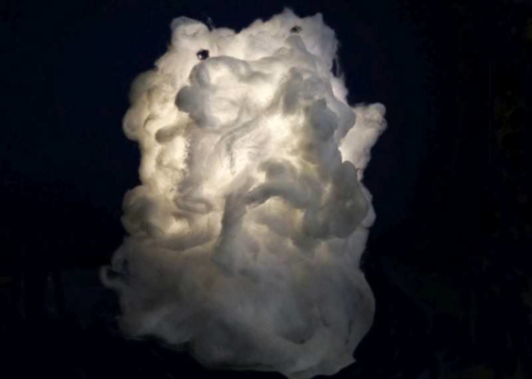 DIY LED Cloud lamp that looks astounding and adds flares to room