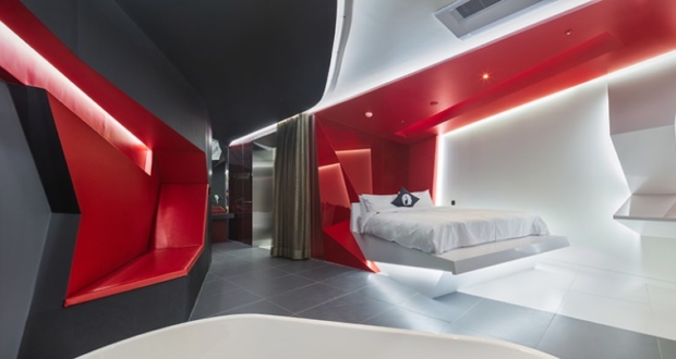 Libertango room depicts passionate tango dancers & bull fighters - HomeCrux