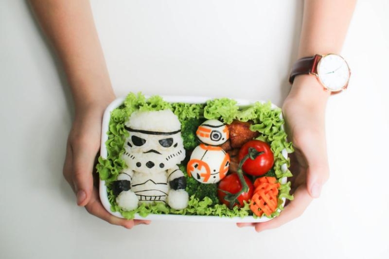 Li Ming Lee turns anime characters into yummy charaben bento meal