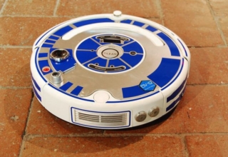 R2-D2 Roomba Vinyl set Perfect for Star Wars Lovers