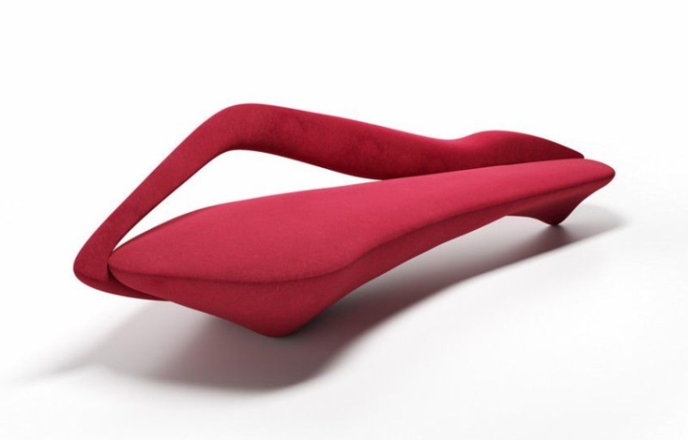 Soft Machine aerodynamic sofa named after William Burroughs’ novel ...