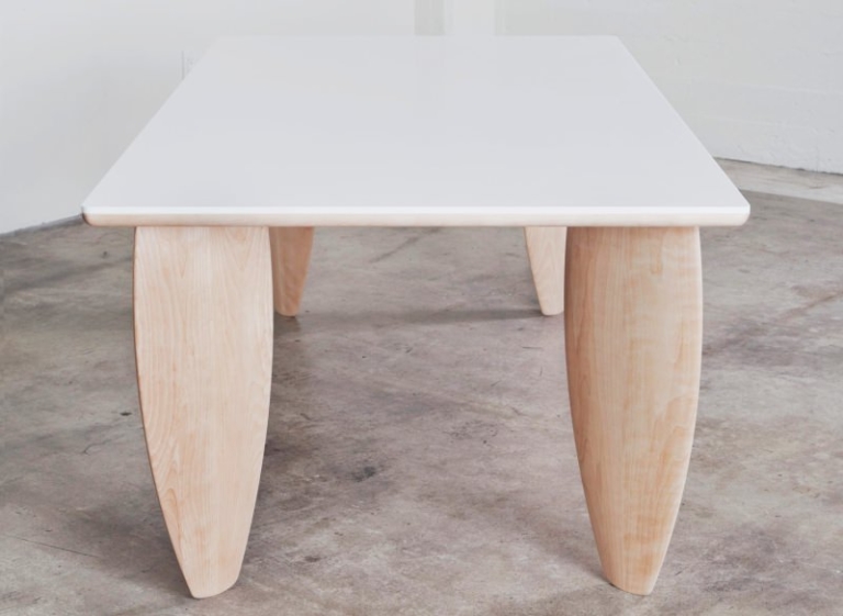 This surfboard table creates striking statement in dining area