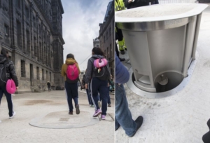 UriLift public urinal elevates at night, disappears in the day - HomeCrux