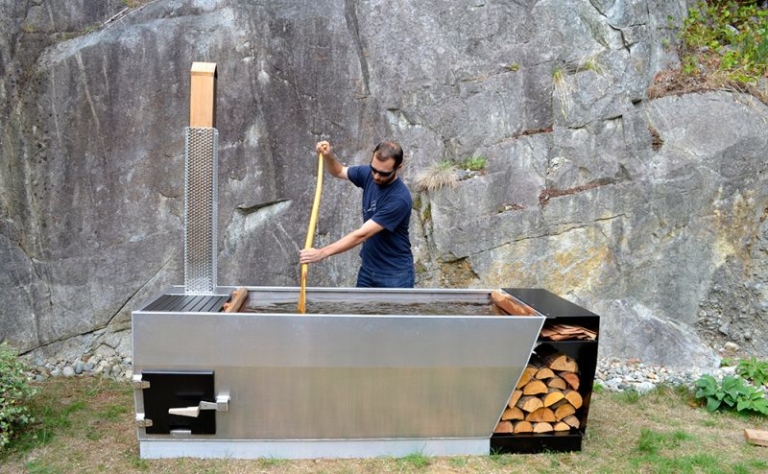 Soak wood-fired hot tub offers an old-style soaking experience