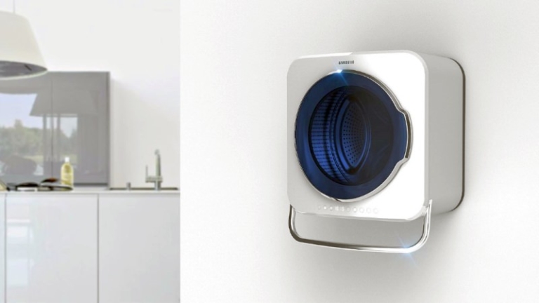 Samsung Hanger Wall-Mounted Washing Machine for Single Occupant