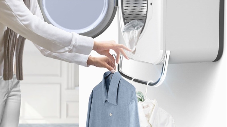 Samsung Hanger Wall-Mounted Washing Machine for Single Occupant